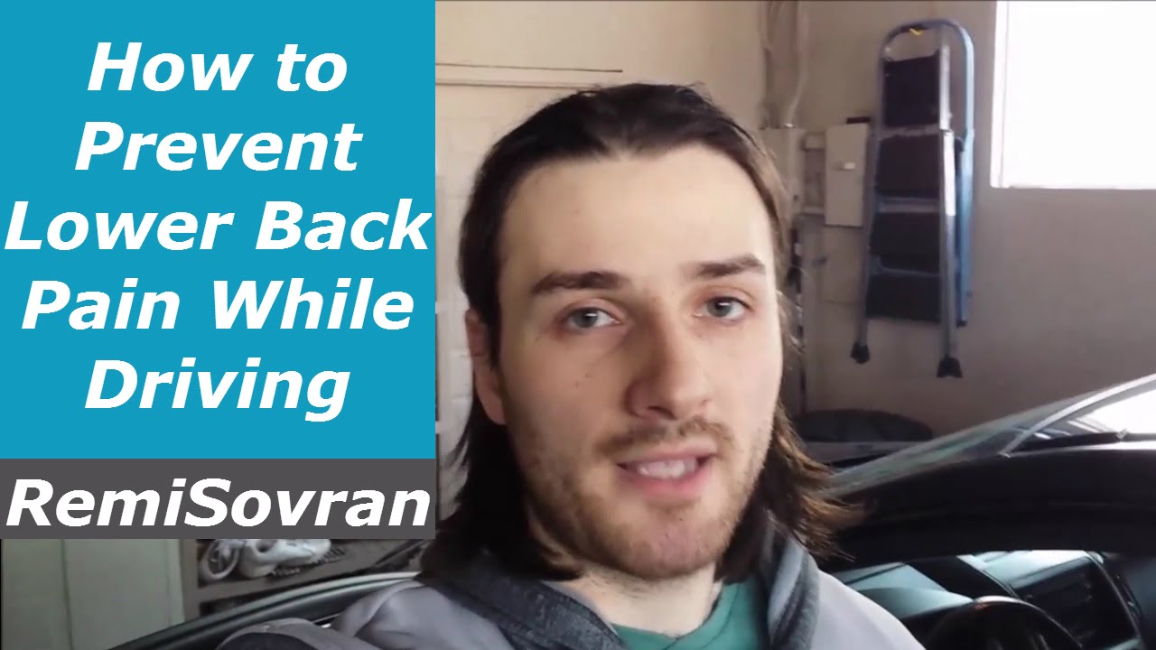 Tip for Driving with Lower Back Pain - YouTube