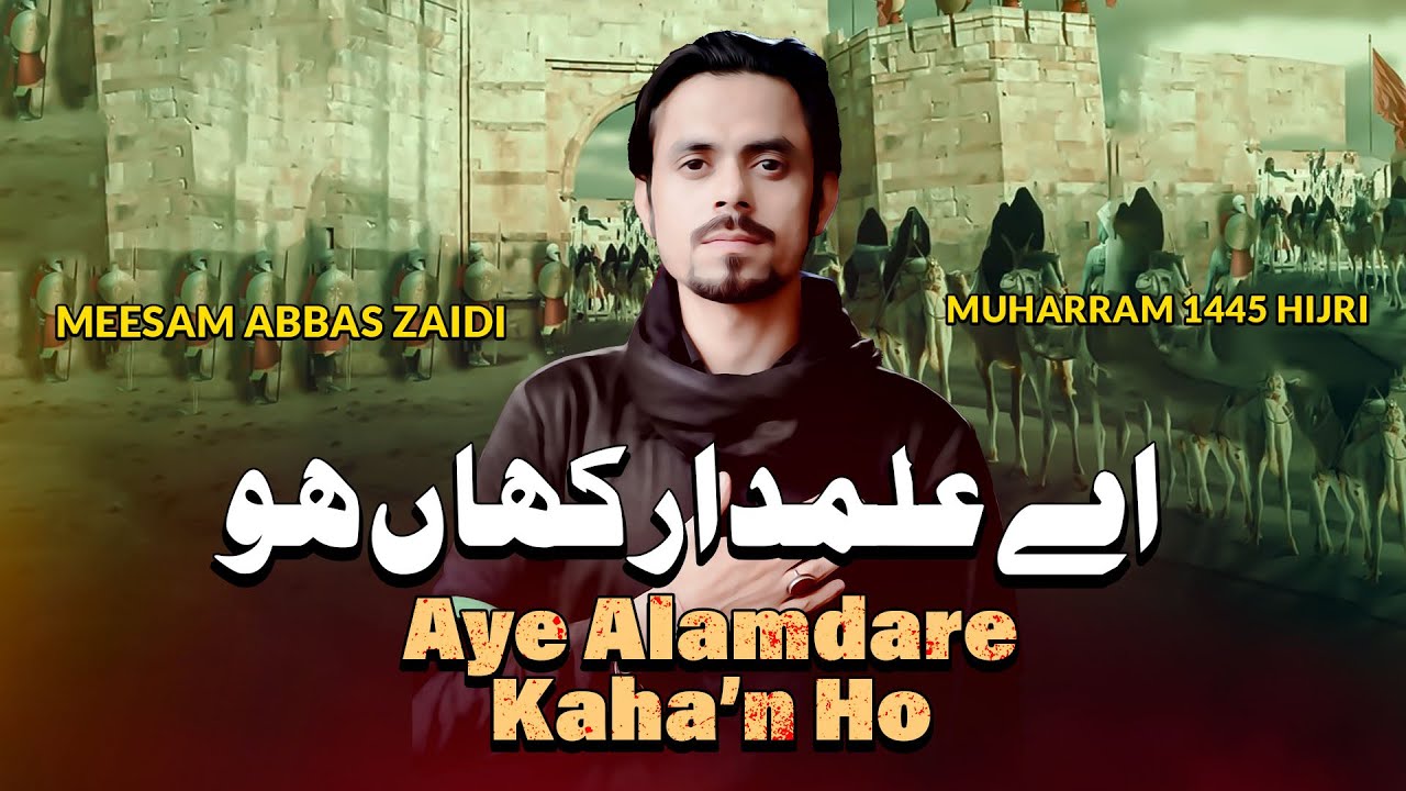 AYE ALAMDAR KAHA HO | Meesam Abbas Zaidi Nohay 2023 | Noha Shahadat ...