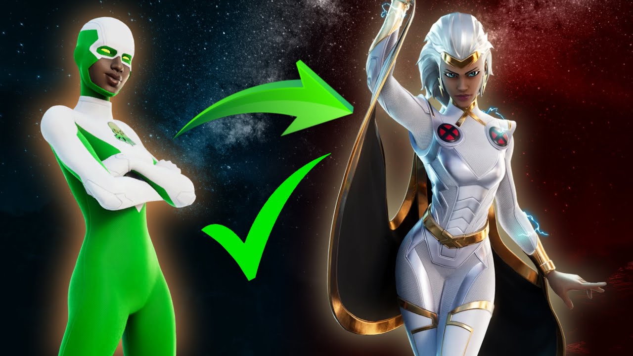 STORM from TEMU?! How to get STORM skin in FORTNITE! Epic Superhero ...