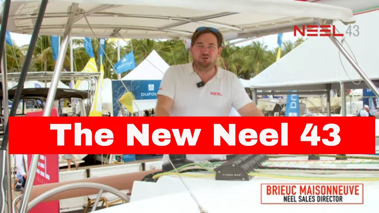 On board a Neel 43 with Neel's Sales Manager Brieuc Maisonneuve during ...