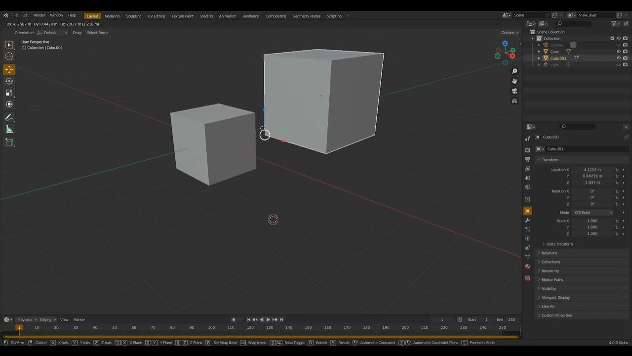 Base Point Snapping using the 3D Cursor - Blender - YouTube