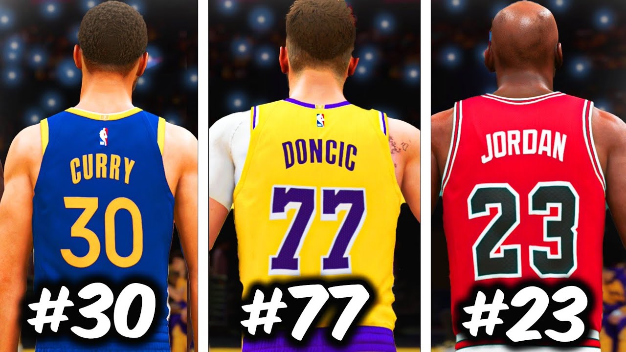 1 Amazing Shot With Every NBA Jersey Number - YouTube