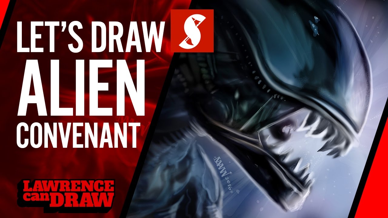 Let's Draw Alien Covenant! - YouTube