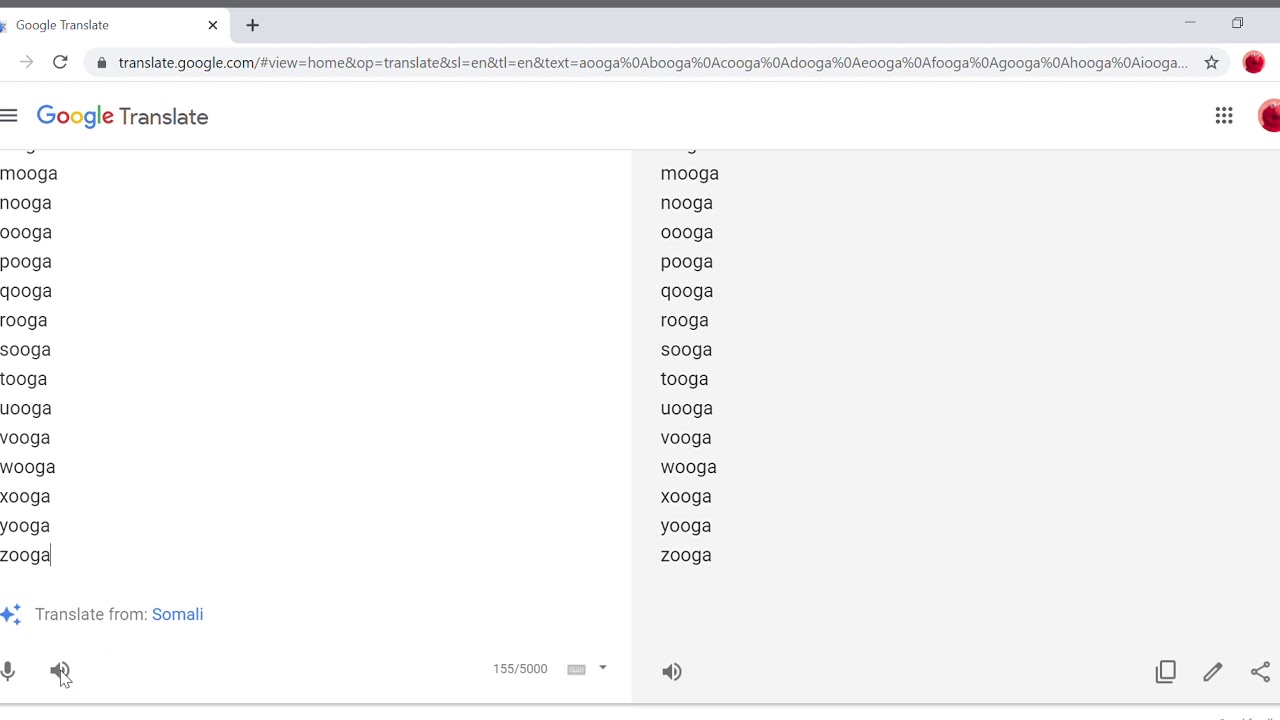 Google Translate Sings The Ooga Booga Alphabet - YouTube