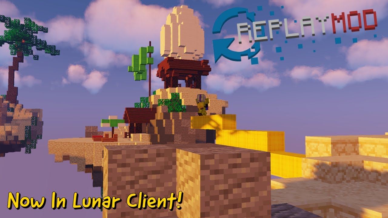 LUNAR CLIENT now has REPLAY MOD! - YouTube