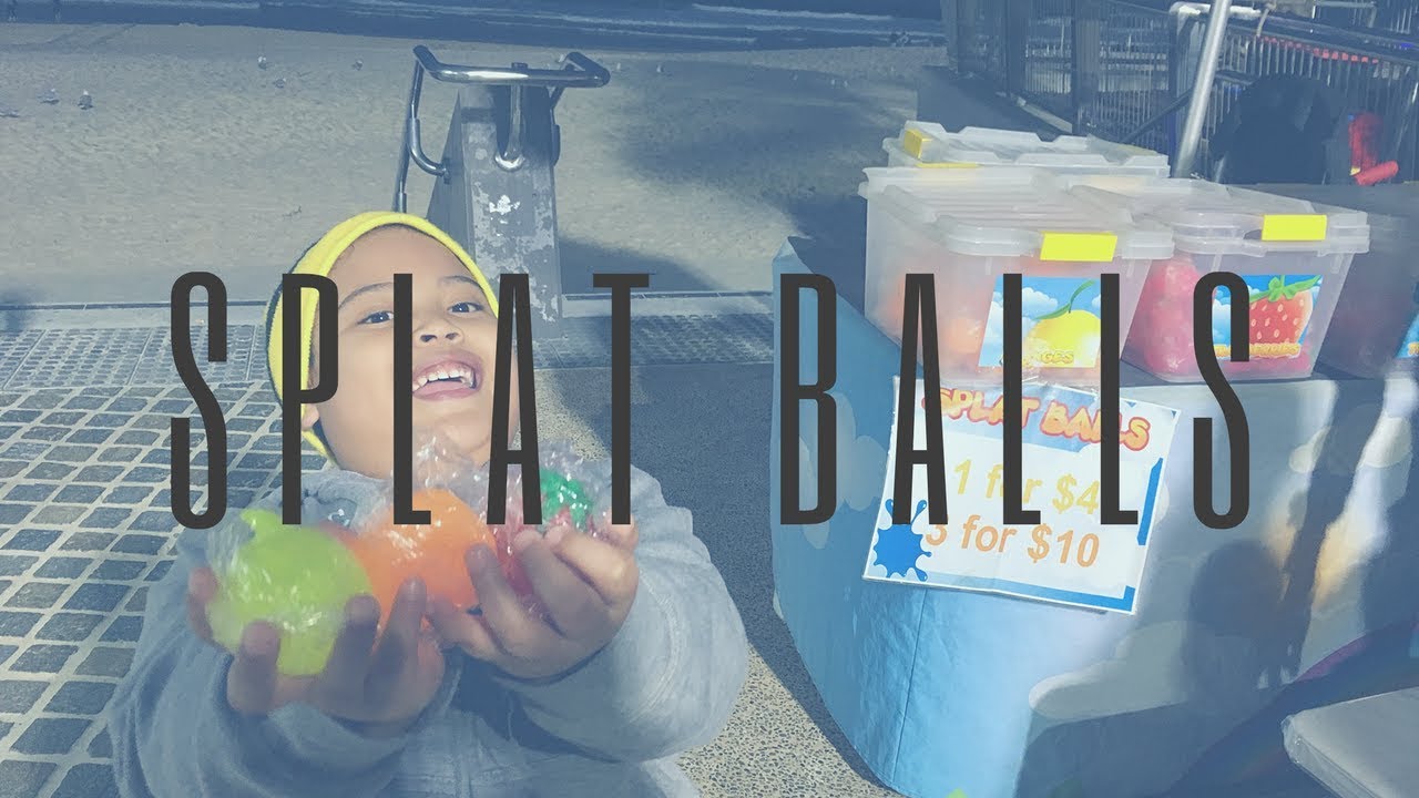 SPLAT BALLS Unboxing and Review - YouTube