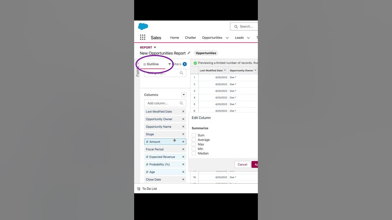 The Salesforce Report Builder Explained Salesforce Salesforcelightning Salesforceohana Youtube