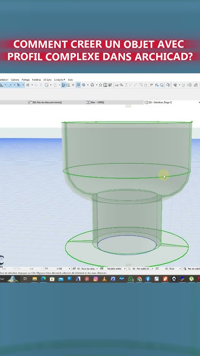 COMMENT CREER UN OBJET AVEC PROFIL COMPLEXE DANS ARCHICAD #tutorial #archicad #3danimation - YouTube