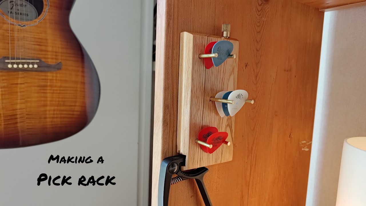 Making a pick rack - YouTube