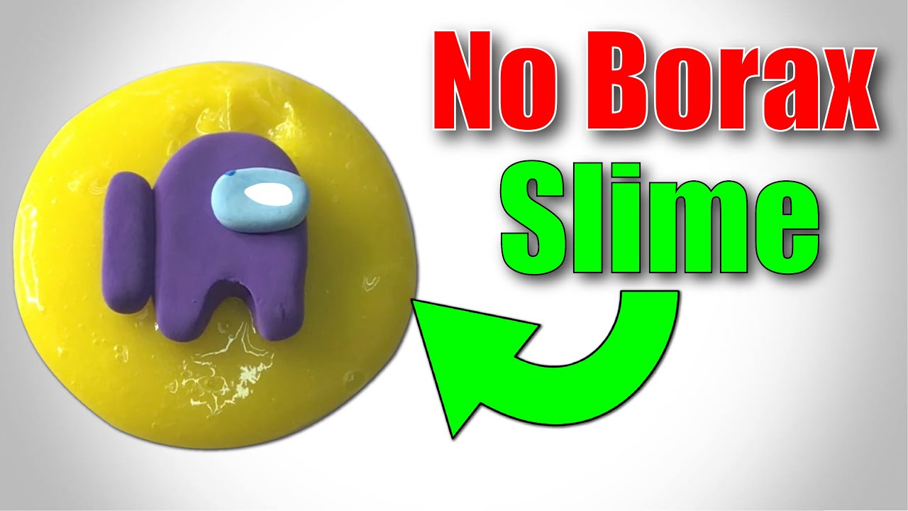 Among Us Slime / How to Make Among Us Slime at Home / No Borax No Lens ...