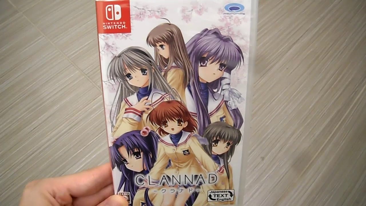 Unboxing CLANNAD English Nintendo Switch Key developer Import - YouTube