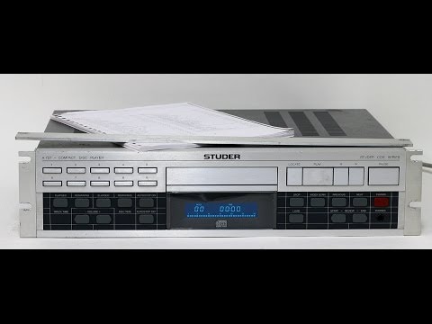 Studer A727 CD player - YouTube