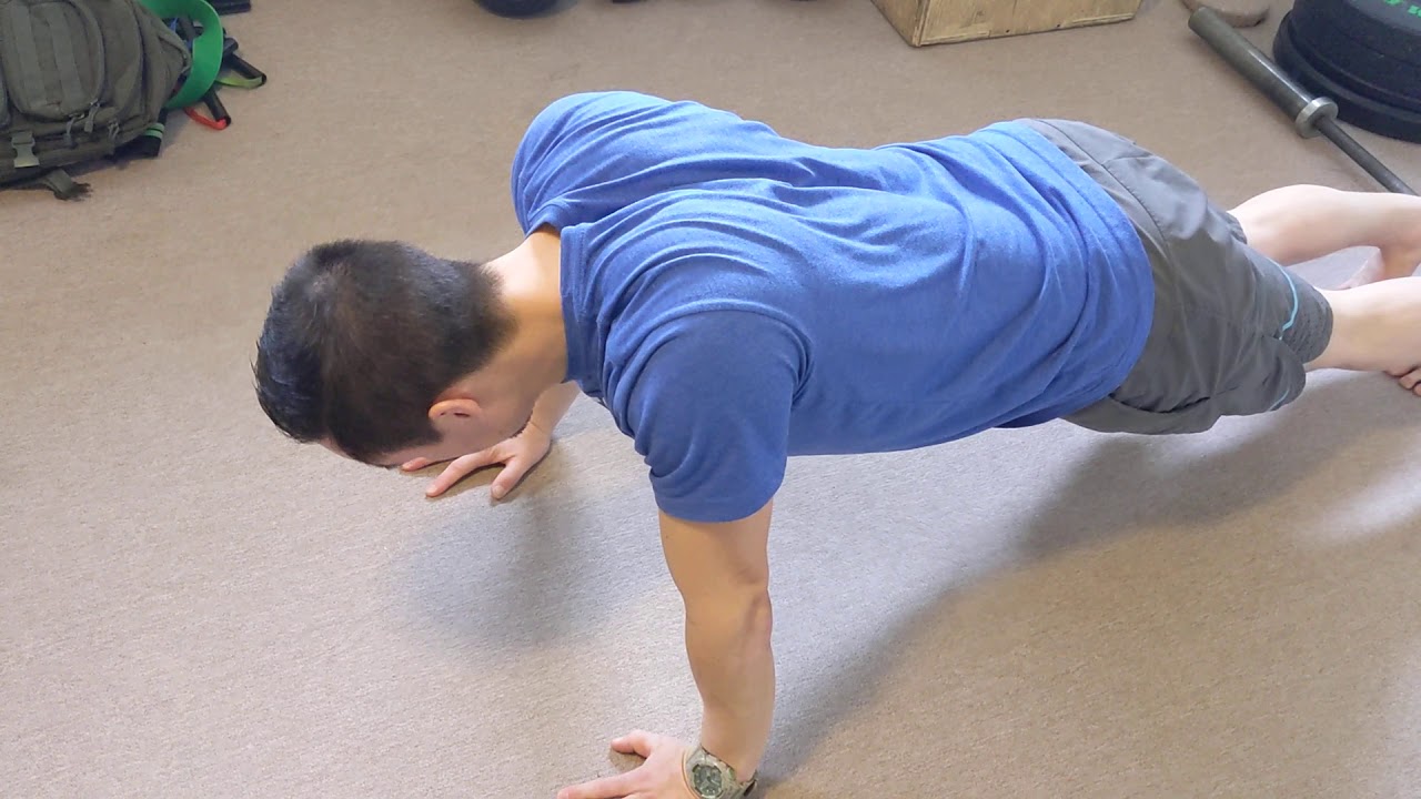 Scap Push up - YouTube
