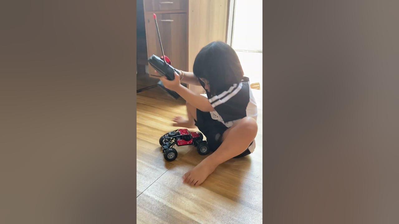 First time playing car toy - Melody Dook - YouTube