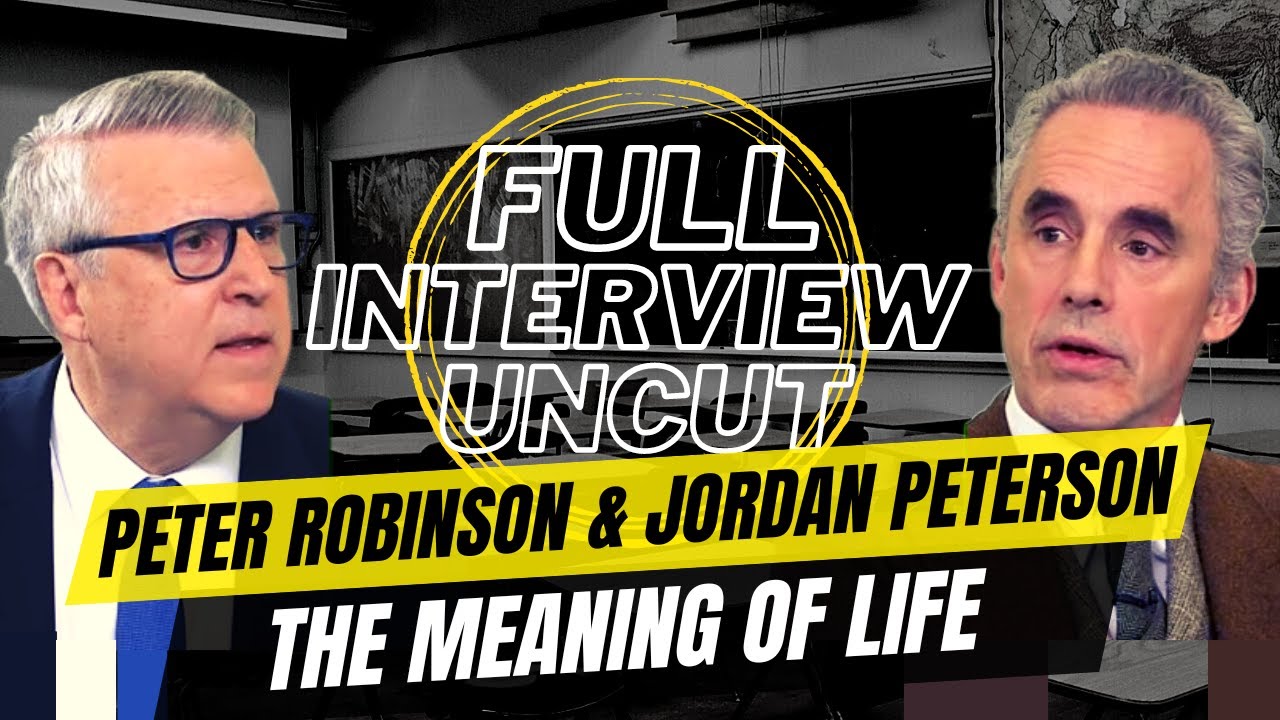 Jordan Peterson FULL INTERVIEW UNCUT With Peter Robinson (Apr 29, 2022) - YouTube