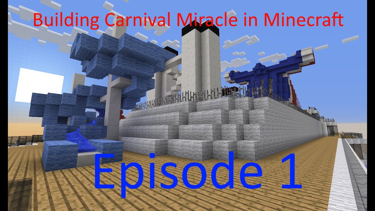 Minecraft: Building Carnival Miracle - Episode 1 - Exterior Complete ...