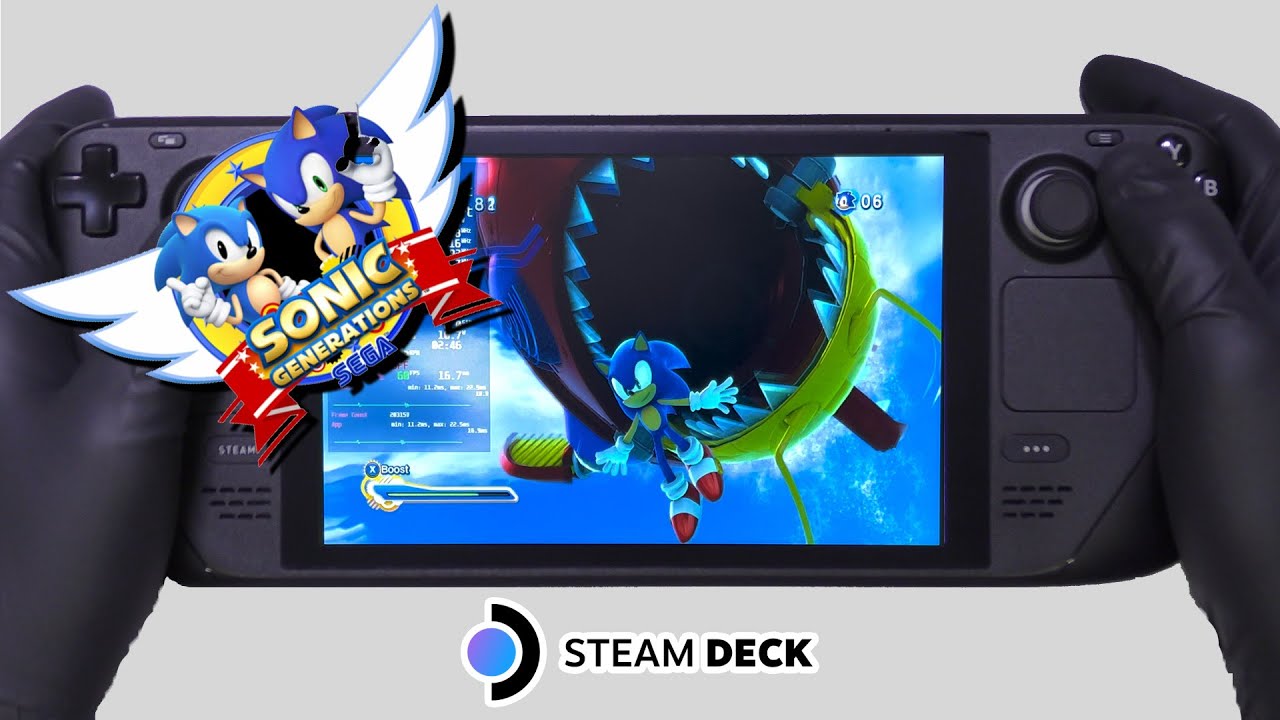 Sonic Generations | Steam Deck Gameplay | Steam OS - YouTube