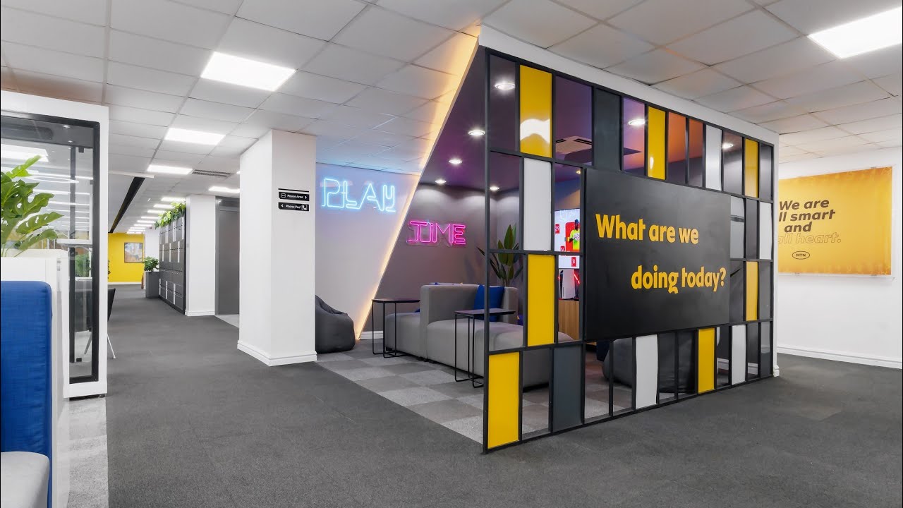 The new MTN Lagos office Designed by MICDEE - YouTube