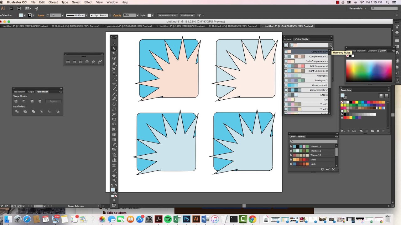 Color And Color Guide In Illustrator CC YouTube Color And Color Guide In Illustrator CC YouTube
