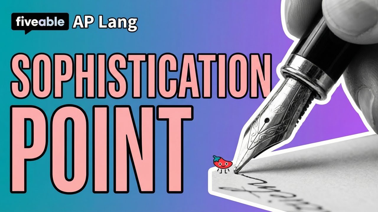 AP English Language CRAM – Sophistication Point Strategies | Fiveable ...