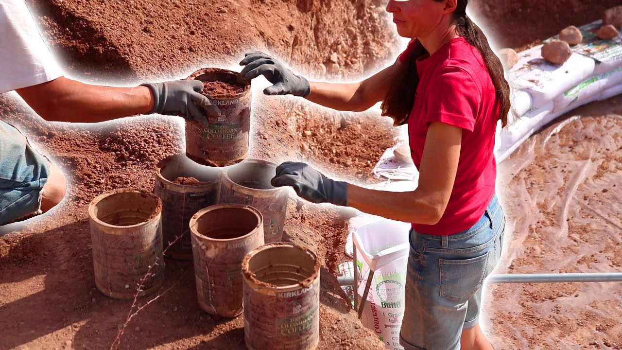 We're Building Our Off-Grid Earthbag Rainwater Harvesting Cistern ONE ...