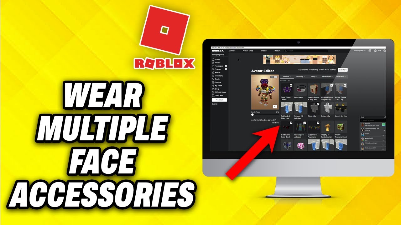 How To Wear Multiple Face Accessories on Roblox (2025) - YouTube
