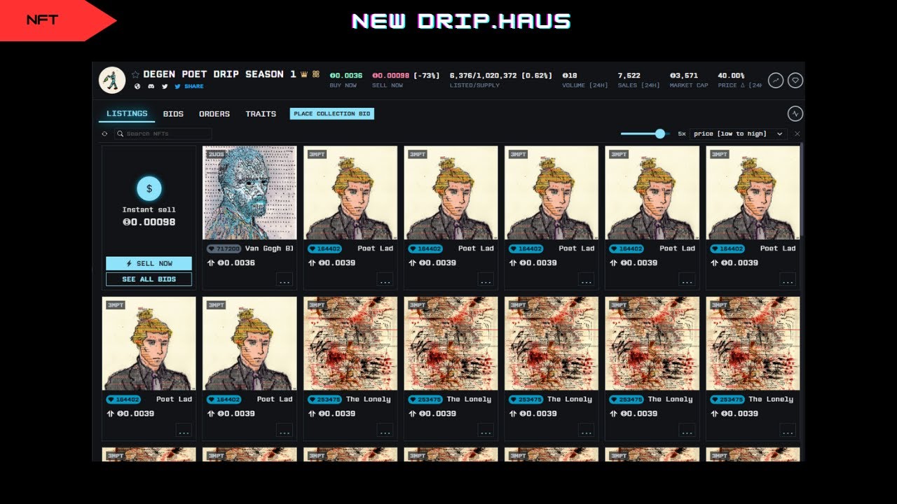 Drip Haus Free NFT Sol - YouTube