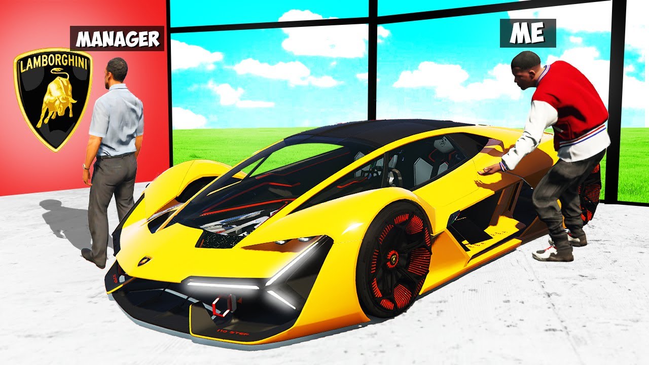 Stealing EVERY LAMBORGHINI CAR From THE SHOWROOM in GTA 5! - YouTube