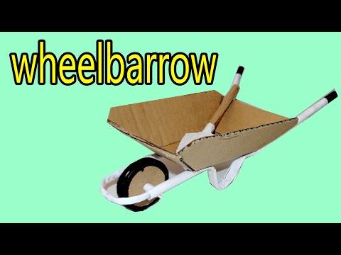 Making a cardboard/handicraft wheelbarrow