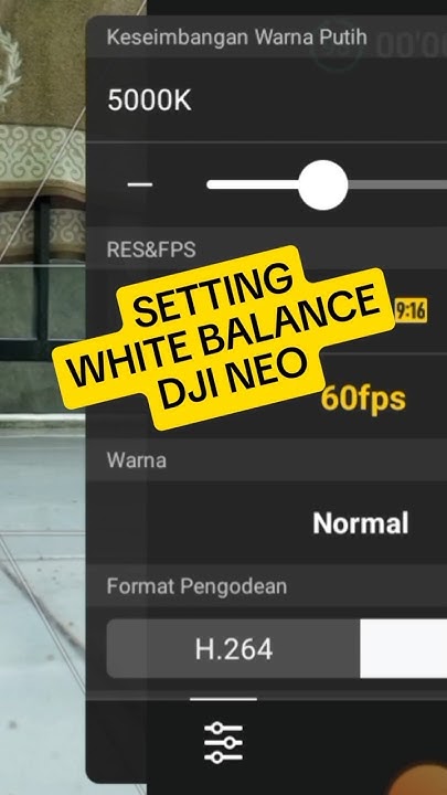 SETTING WHITE BALANCE DI DJI NEO - TIPS DRONE #djineo #drone #jakartadrone #dji #dronemurah #fpv ...