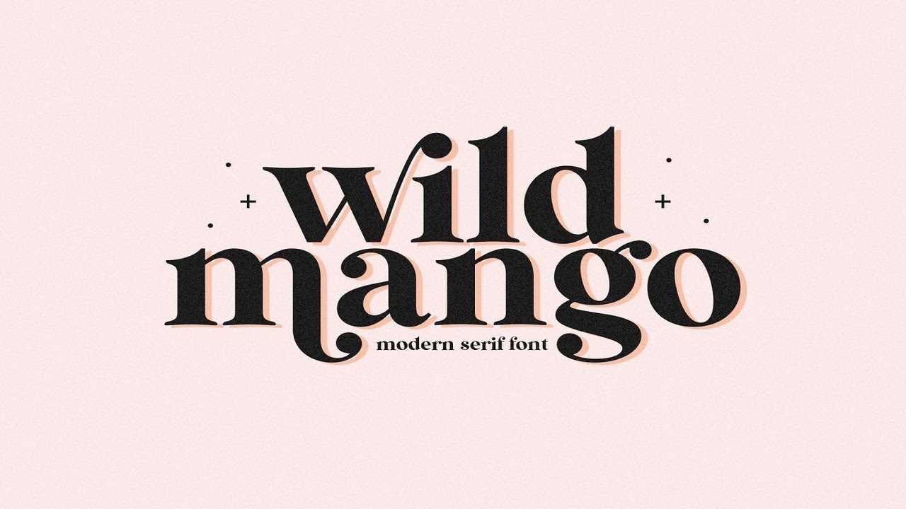 Wild Mango | Modern Serif Font Font Free Download - YouTube