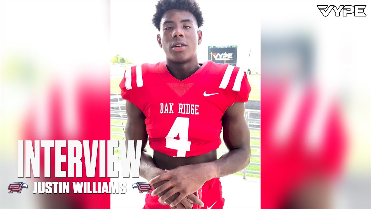 Justin Williams of Oak Ridge Football || 2022 Football - YouTube