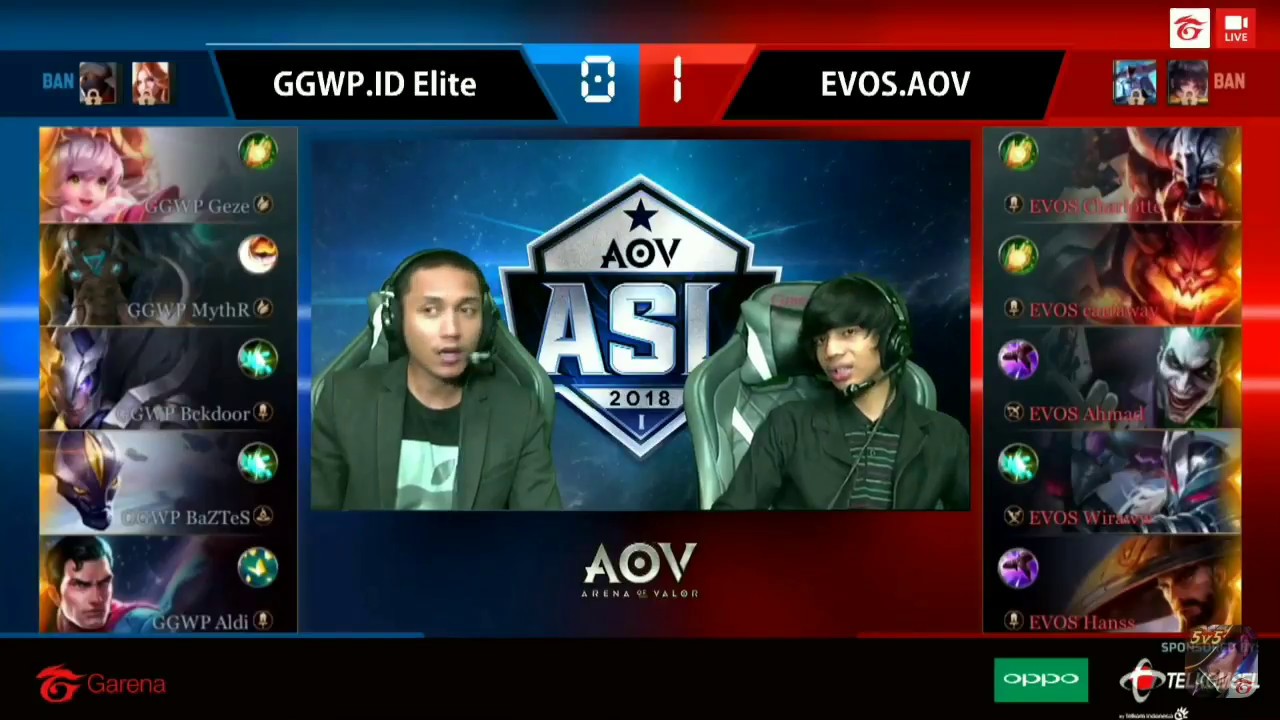 GGWP.ID Elite vs EVOS.AOV - Garena AOV | ASL Season 1 #3 Game 2 - YouTube