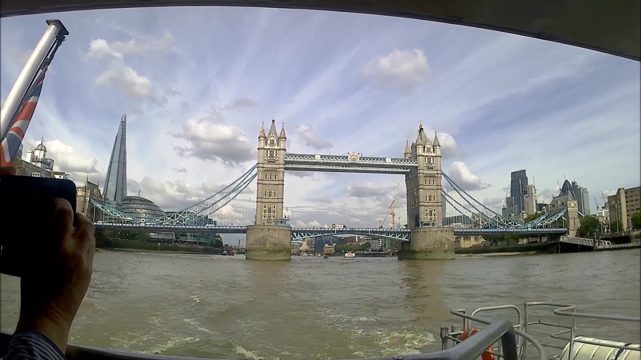 The Thames river boat journey - YouTube