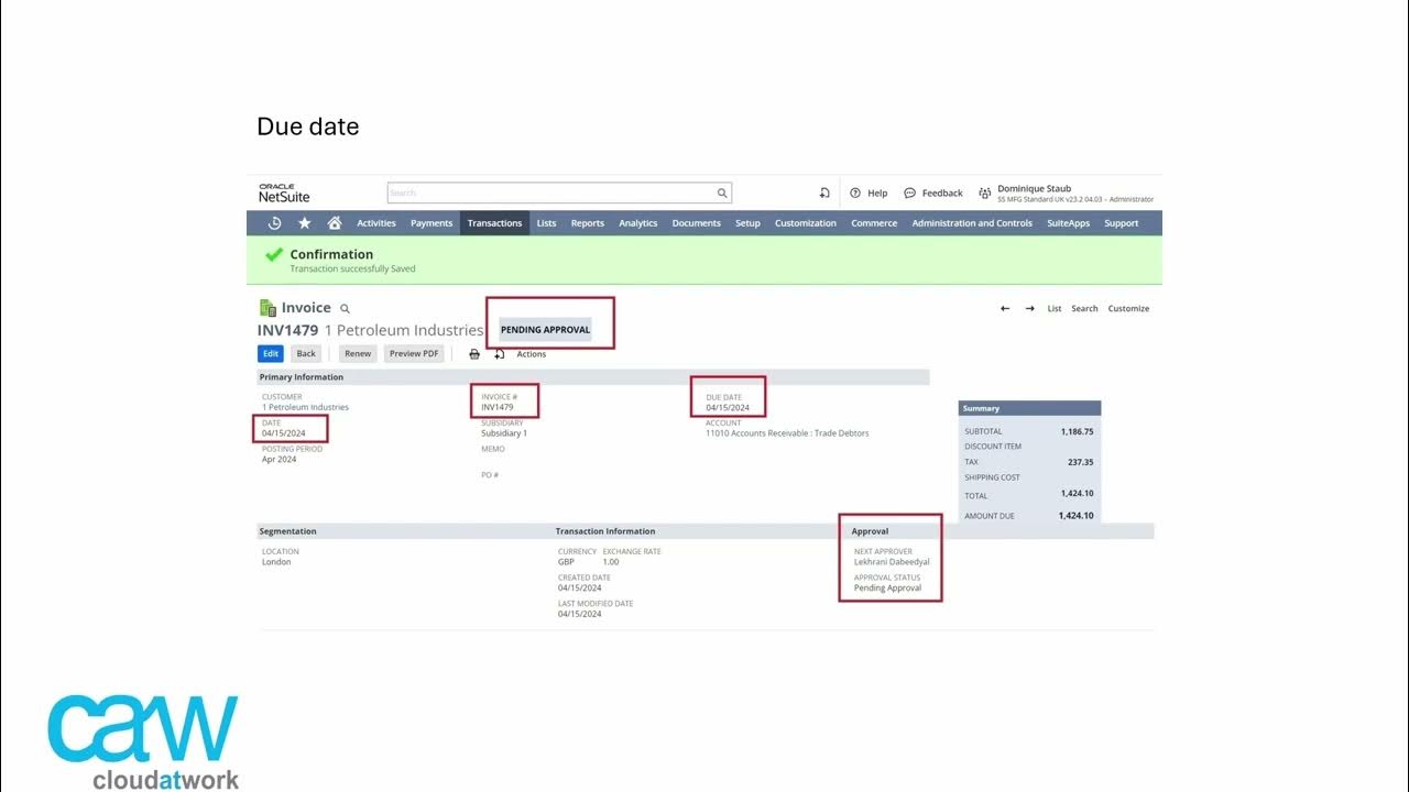4 things to improve on NetSuite invoices with approval workflows - YouTube