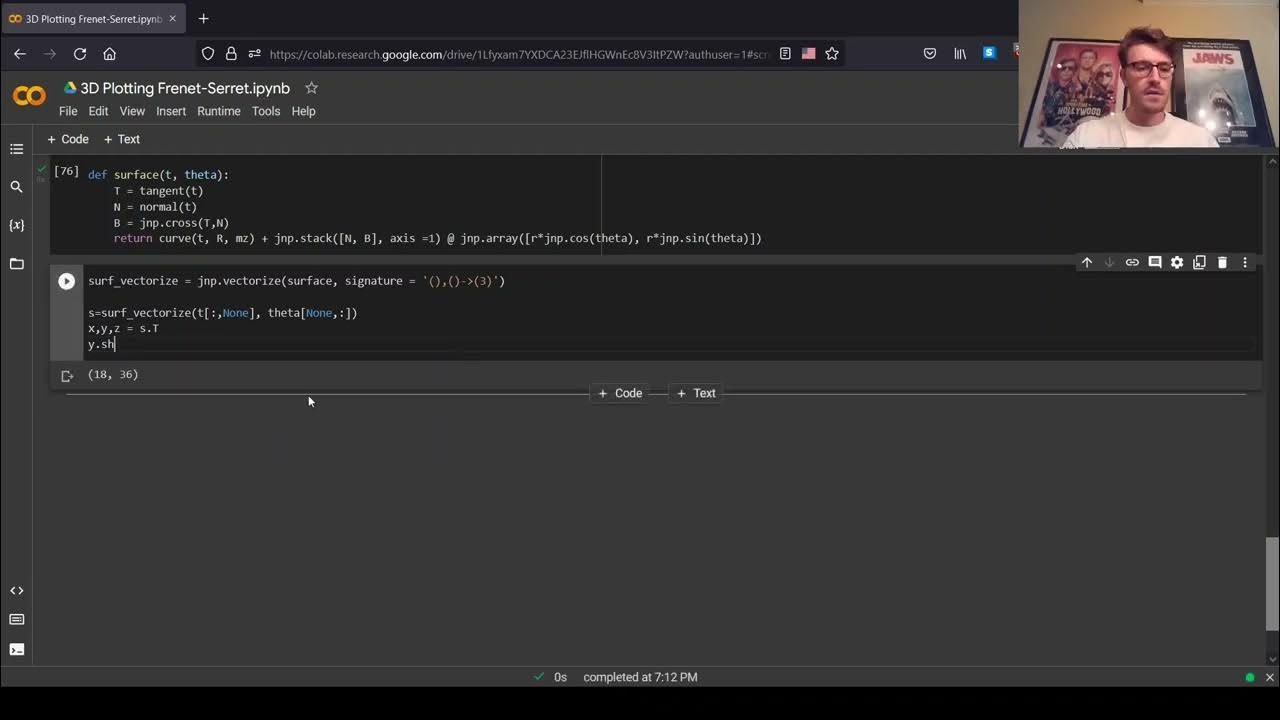 3D Plotting in Python Using Frenet-Serret and Jacobian Matrices [PART 4] - YouTube