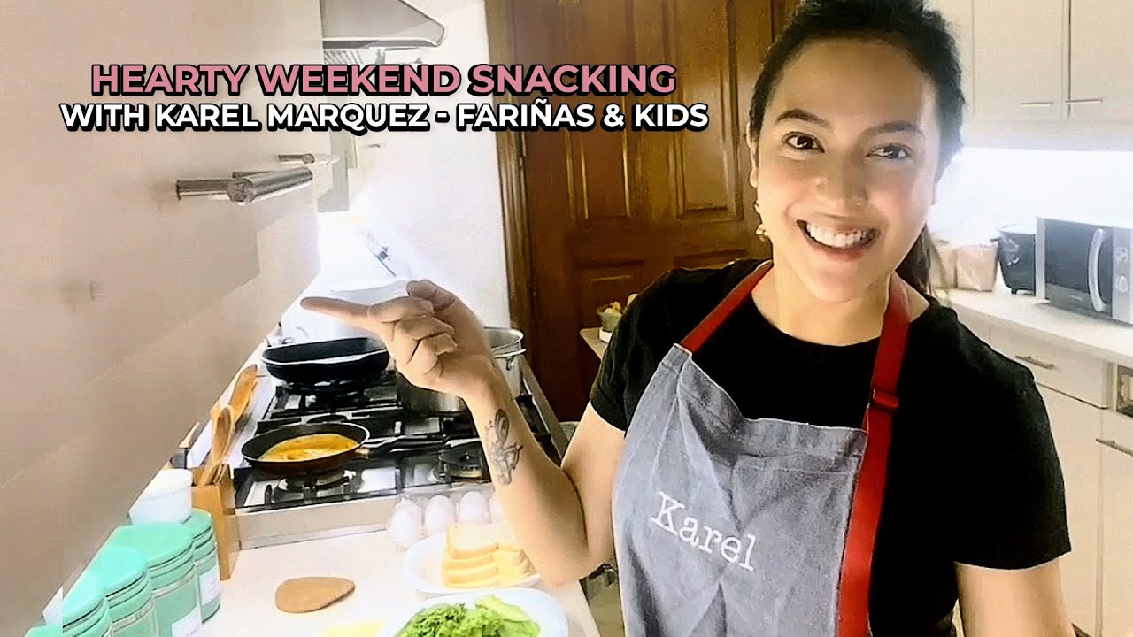 Hearty Weekend Snacking with Karel Marquez - Fariñas & Kids - YouTube