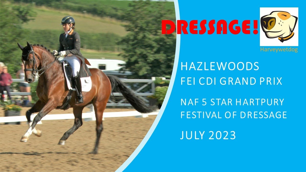 Abigail Lyle and Farrell Grand Prix Dressage at Hartpury Festival of ...