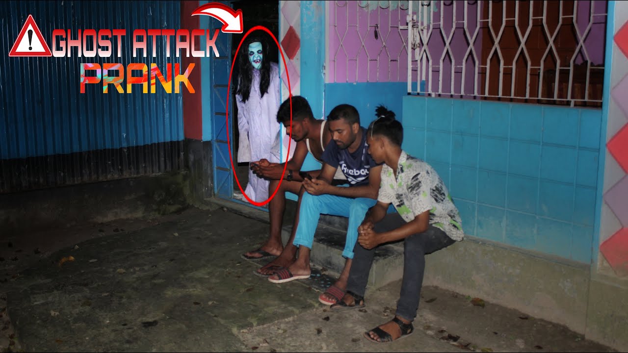 pocong lucu ngakak attack prank || real scary ghost attack || by bd ...