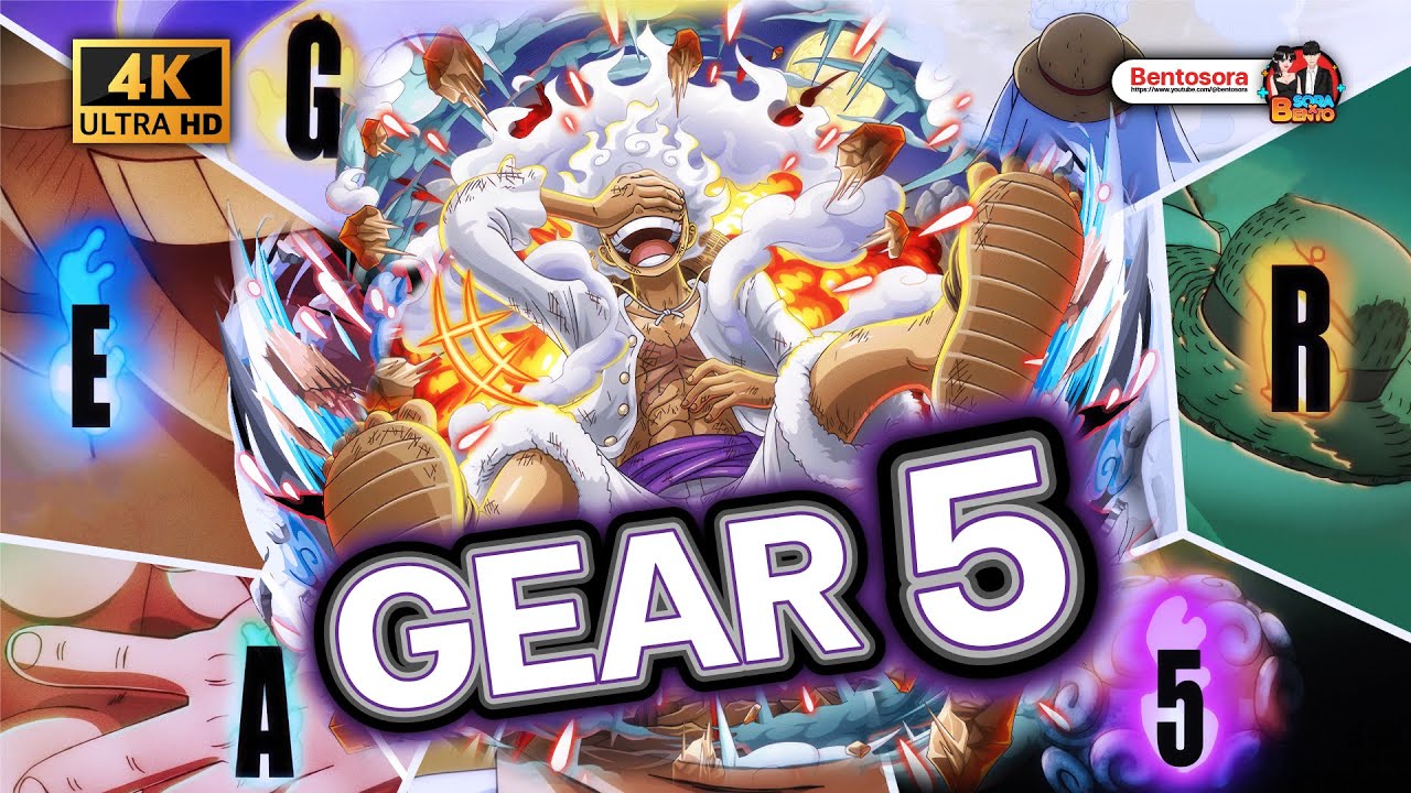 วันพีช เปิดตัวลูฟี่ Gear 5 4k Uhd Youtube