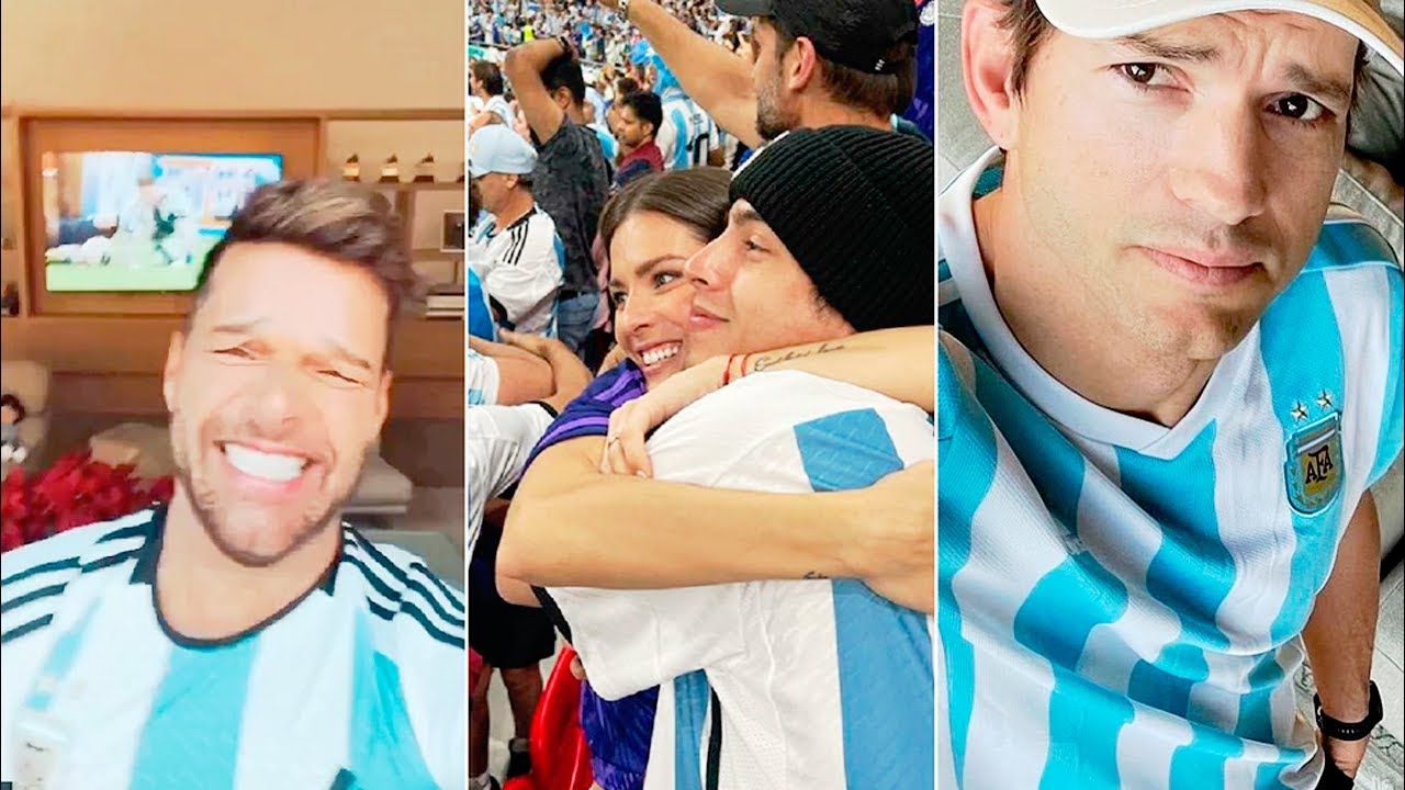 IMPRESIONANTE LOCURA DE LOS FAMOSOS DEL MUNDO FELICITANDO A ARGENTINA ...