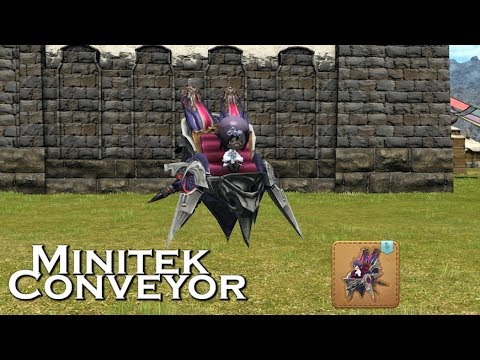 FFXIV: Minitek Conveyor Minion - YouTube