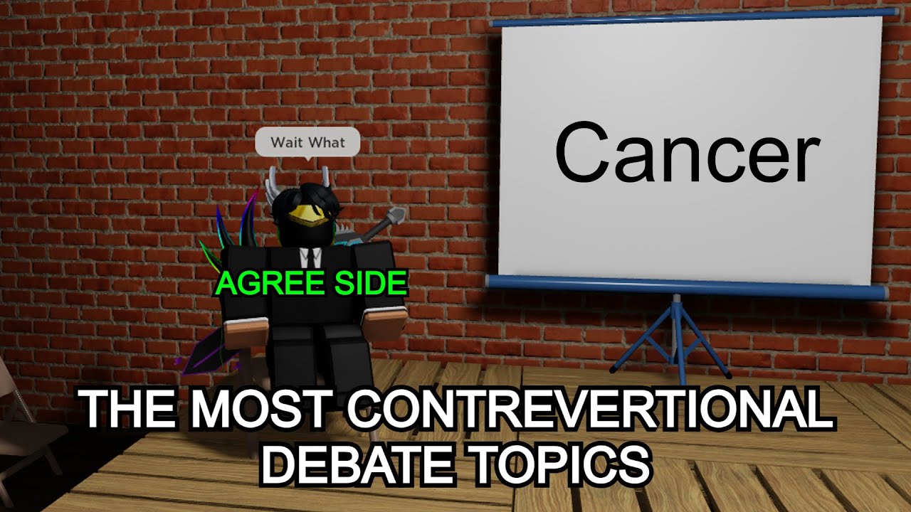 THE MOST CONTREVERTIAL DEBATE TOPICS EVER (Roblox: Up for Debate) - YouTube