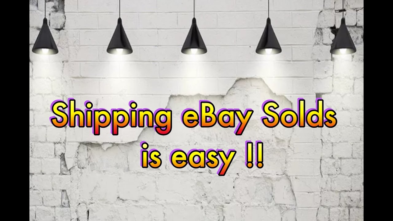eBay Shipping for Beginners eBay Seller - YouTube