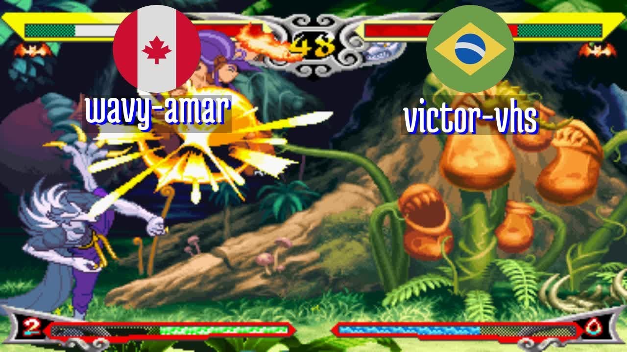 FT5 @vsavj: wavy-amar (CA) vs victor-vhs (BR) [Vampire Savior vsav ...