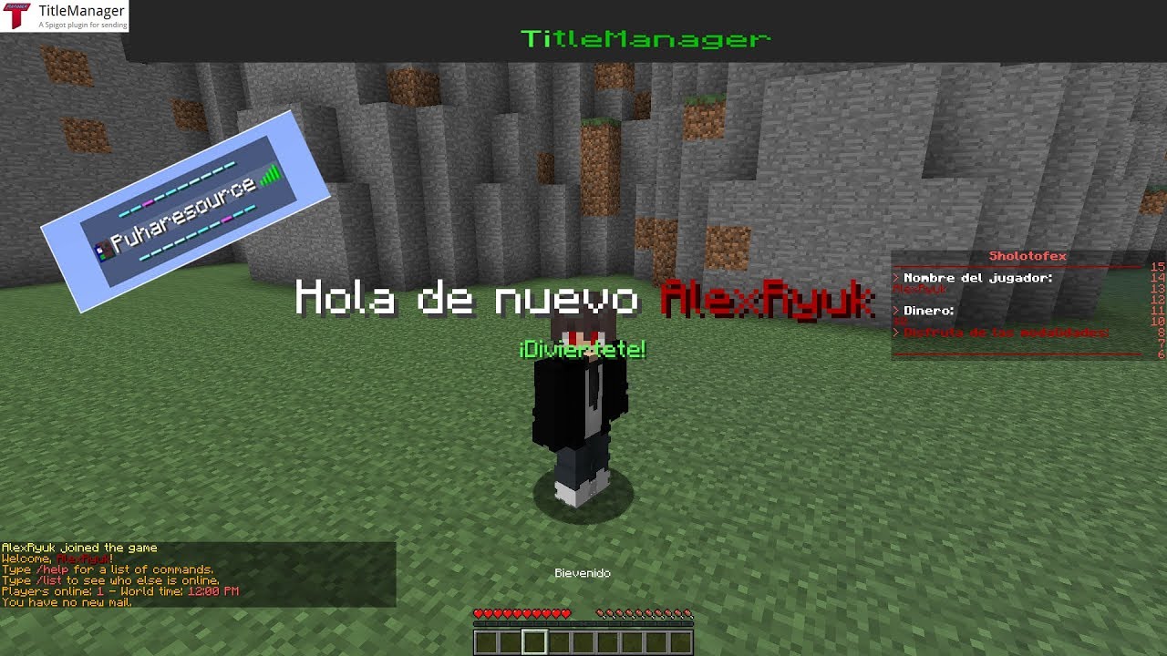 TitleManager | ConfigPlugin (Nueva Serie) | #1 - YouTube