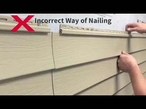 Kaycan Vinyl Siding Installation Tips: Nailing