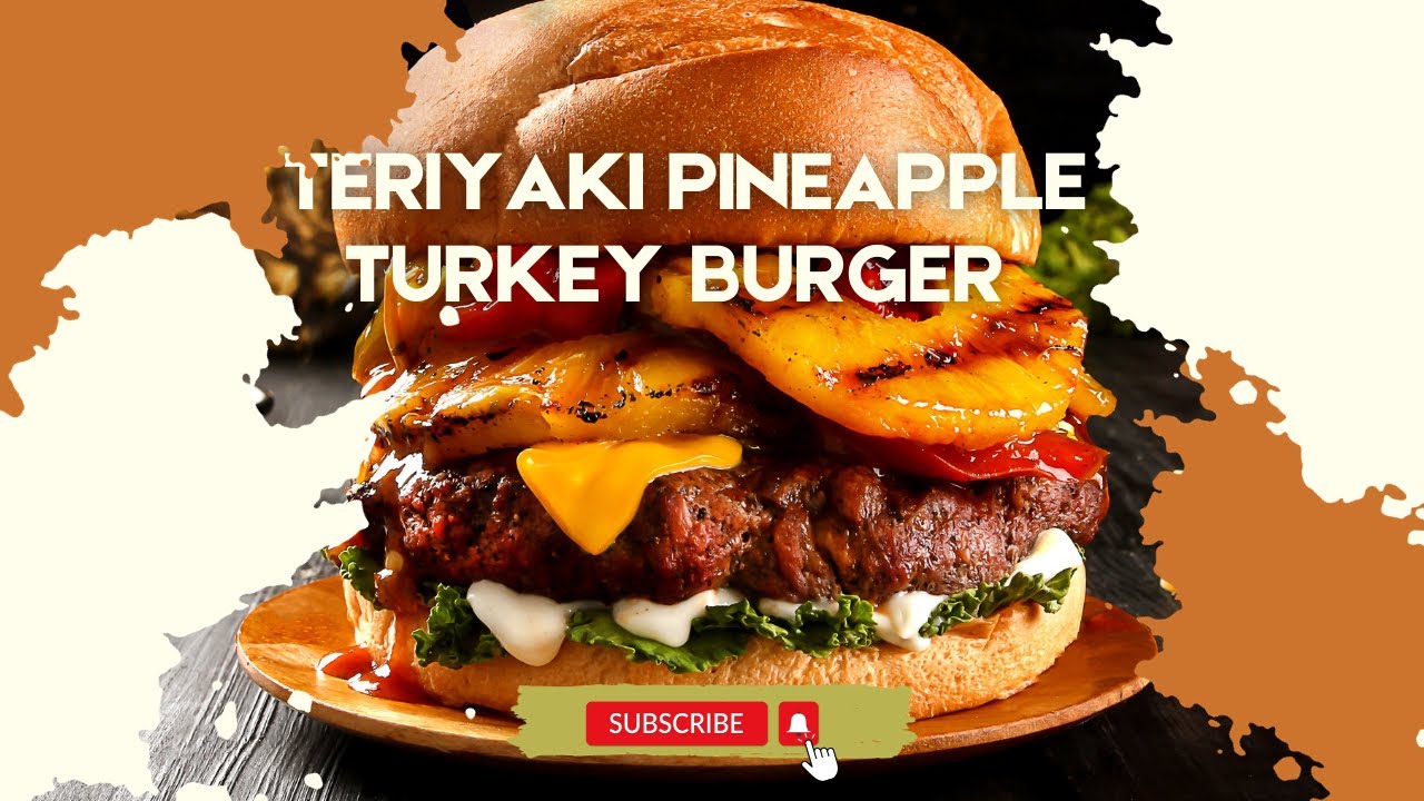 How to make a teriyaki pineapple turkey burger - YouTube