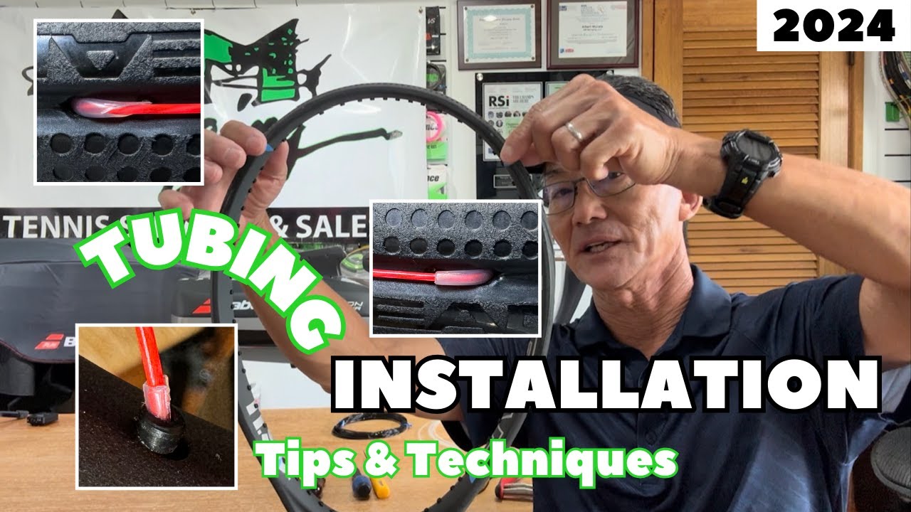 Racquet Stringing [Tubing Installation - Tips & Techniques | 2024 ...