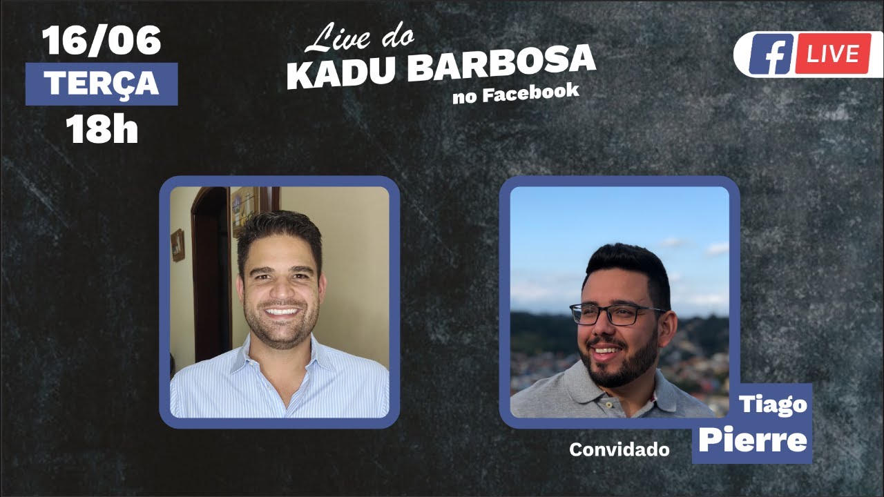 LIVE DO KADU COM TIAGO PIERRE - YouTube